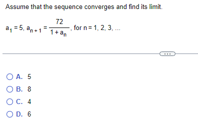 Solved 1. Assume that the sequence converges and find its | Chegg.com