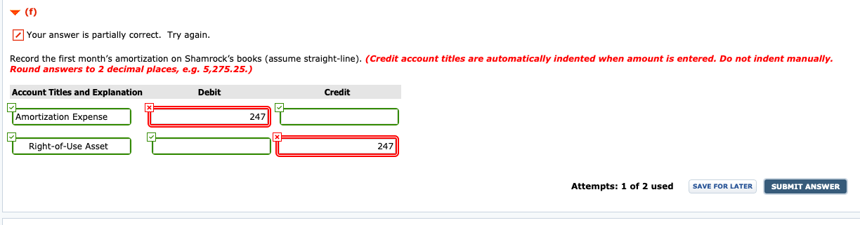 Solved Exercise 21-03 (Part Level Submission) Shamrock | Chegg.com