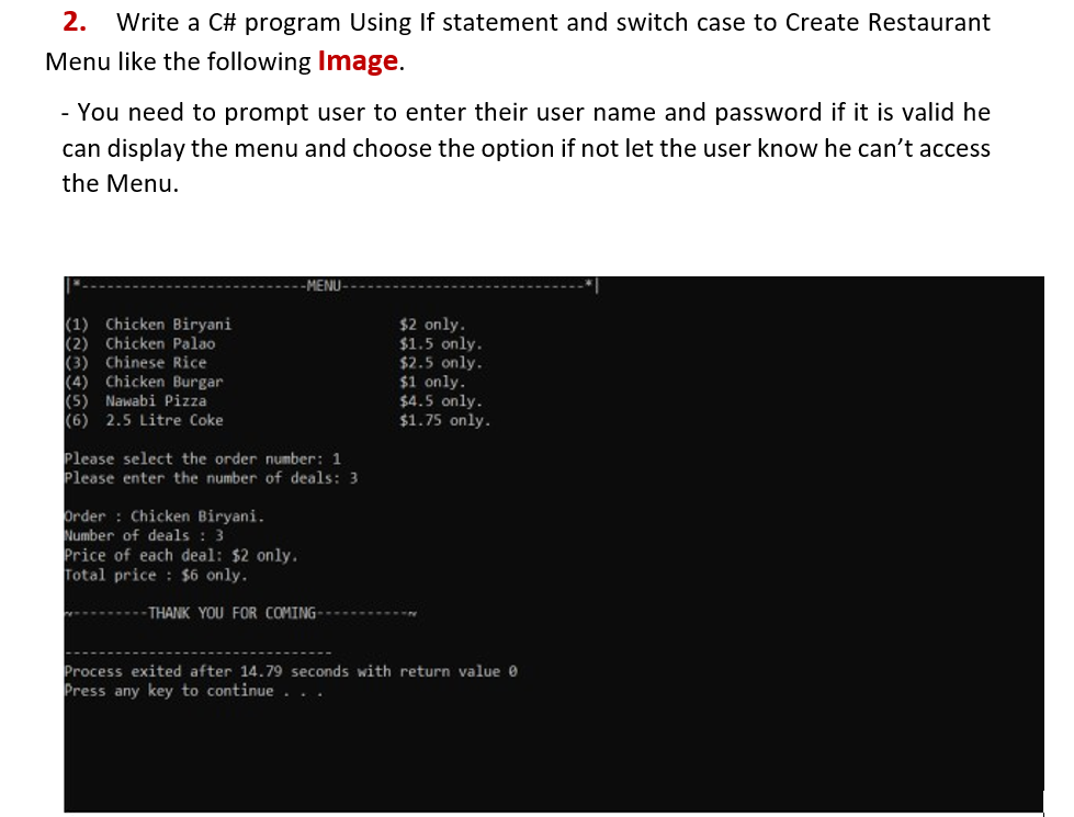 Solved 2 Write A C Program Using If Statement And Switch Chegg