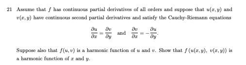 Solved 21 Assume that f has continuous partial derivatives | Chegg.com