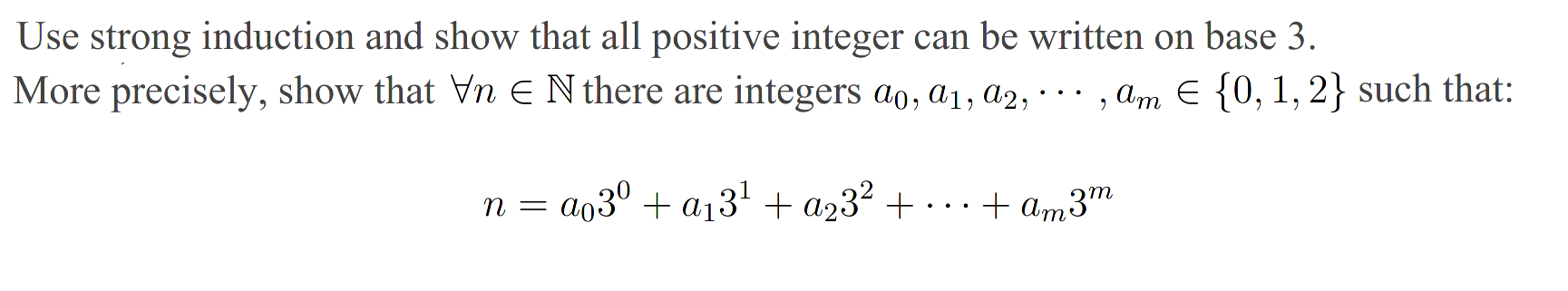 Solved Use strong induction and show that all positive | Chegg.com