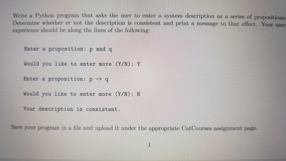 Solved Python I Wrote This But I Messed Up By Having Enter