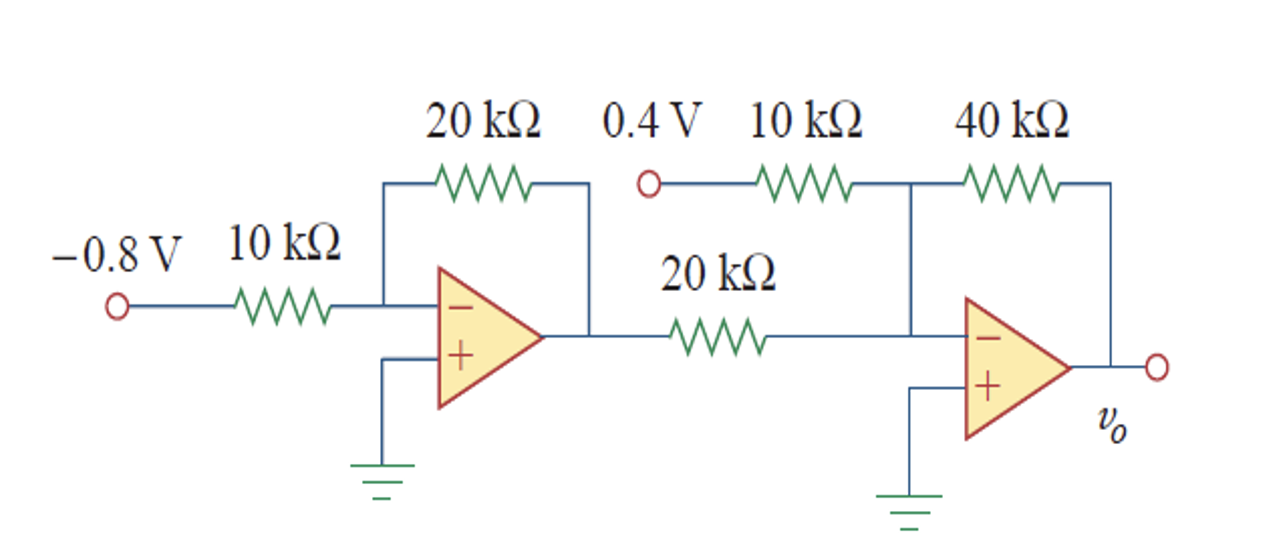 Solved Consider the Cascaded Op amp circuit below. Please | Chegg.com
