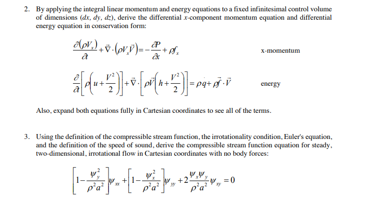 Solved By applying the integral linear momentum and energy | Chegg.com