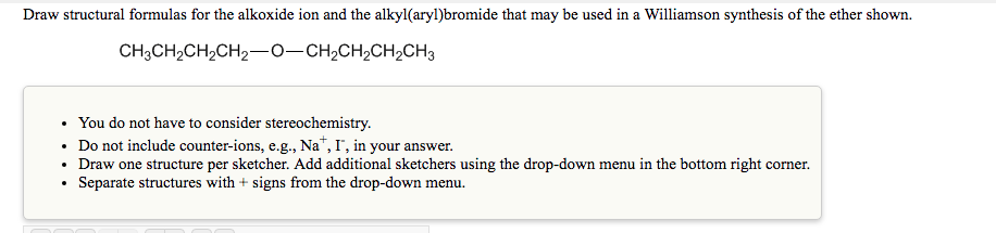 Solved Draw structural formulas for the alkoxide ion and the | Chegg.com