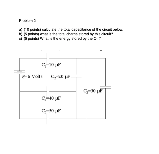 Solved Problem 2 a) (10 points) calculate the total | Chegg.com