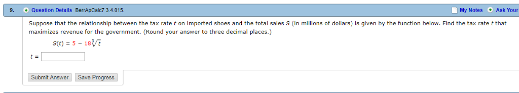 Solved Suppose that the relationship between the tax rate t | Chegg.com