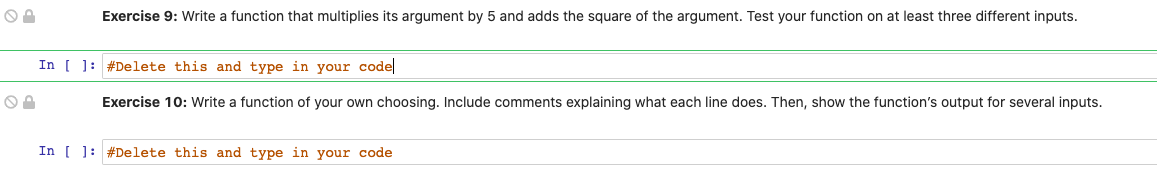 Solved Exercise 9: Write a function that multiplies its | Chegg.com