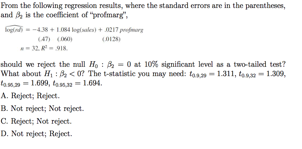 Solved Correct answer is D, how do we get this result based | Chegg.com