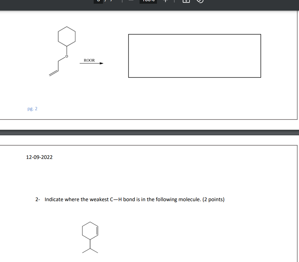 Solved 1 Predict The Major Product Of The Following