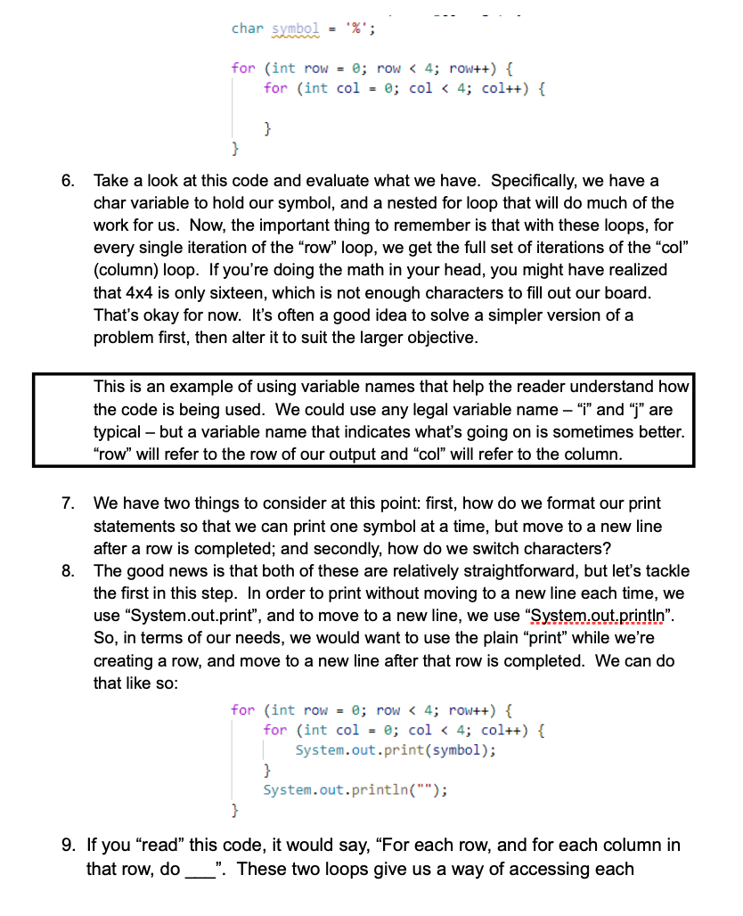 Solved Part A: Building a text-based checkerboard 1. A | Chegg.com