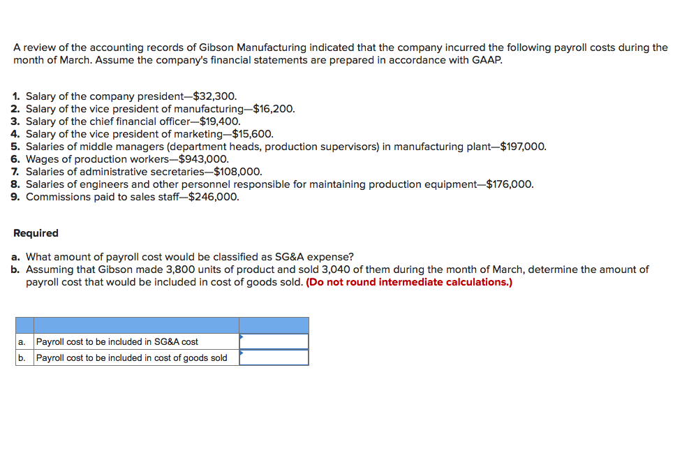 Solved Required Supply the missing information on the | Chegg.com