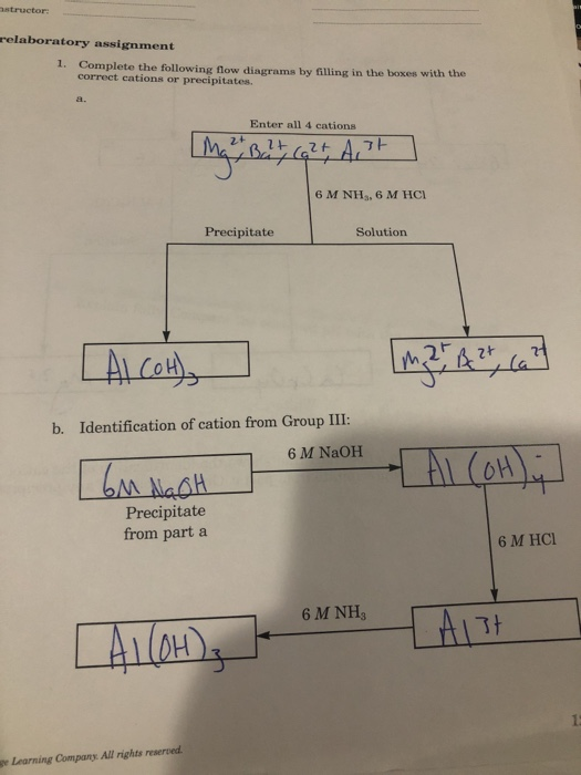 Solved structor: relaboratory assignment 1. Completo the | Chegg.com