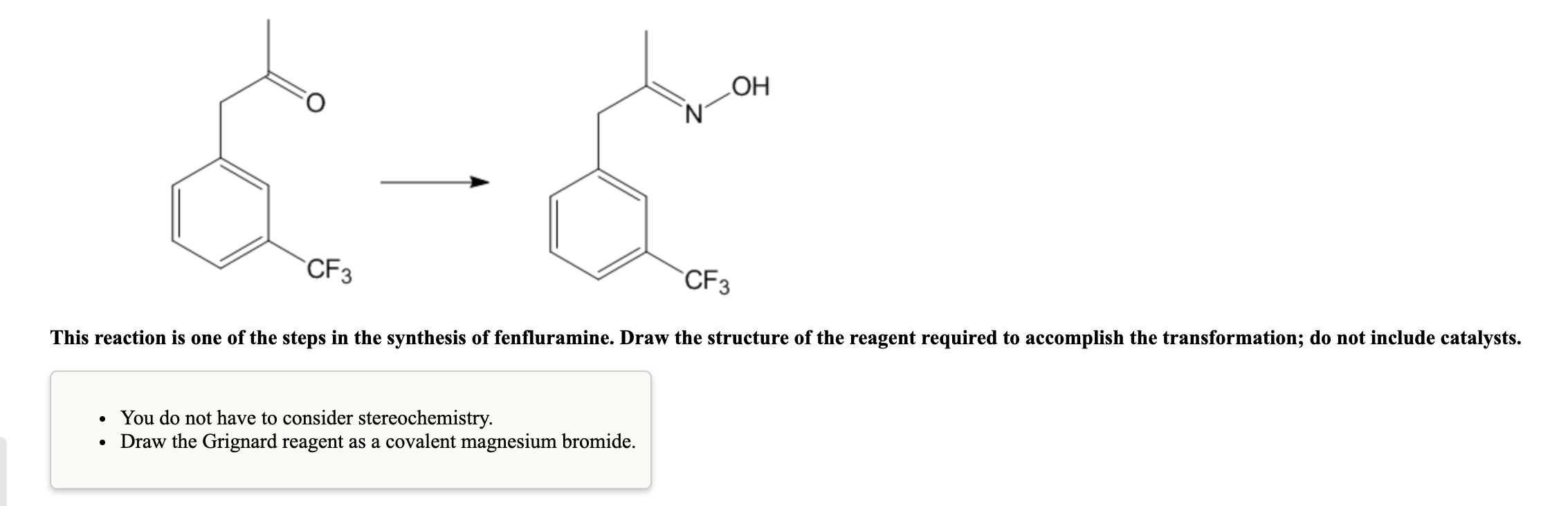 Solved OH CF3 CF3 This reaction is one of the steps in the | Chegg.com
