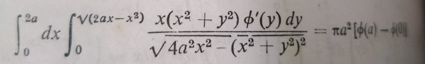 Solved V(2ax-x2) x(x2 + y2) $'(y) dy J. dxJo V42?x2 = (x2 + | Chegg.com