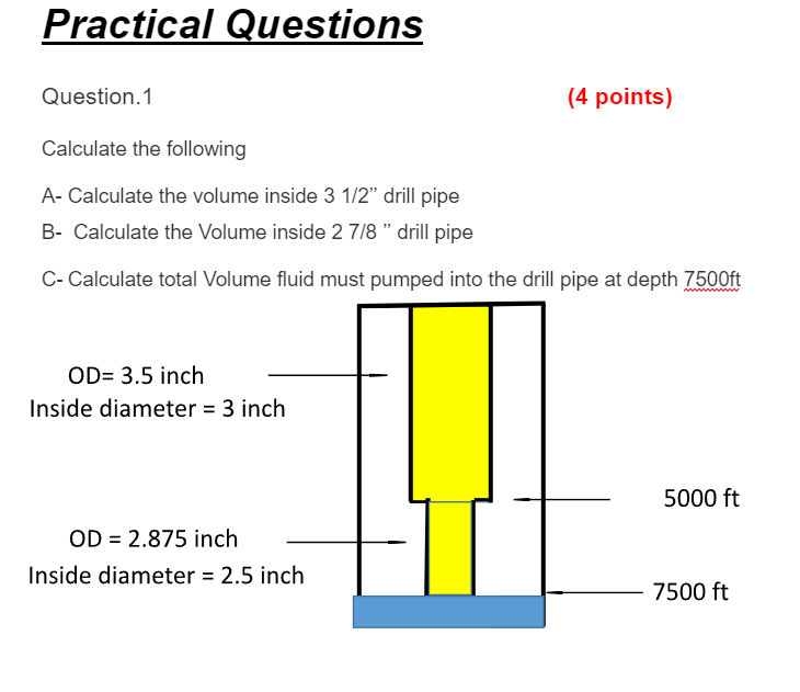 Solved Practical QuestionsQuestion. 1(4 ﻿points)Calculate | Chegg.com
