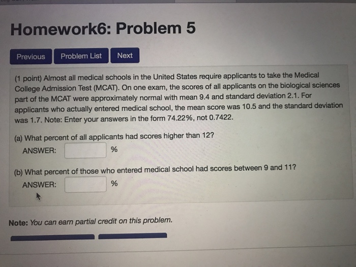 Solved Homework6: Problem 5 Previous Problem List Next (1 | Chegg.com