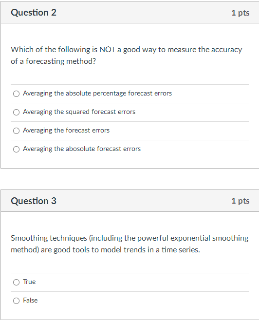 Solved Which of the following is NOT a good way to measure | Chegg.com