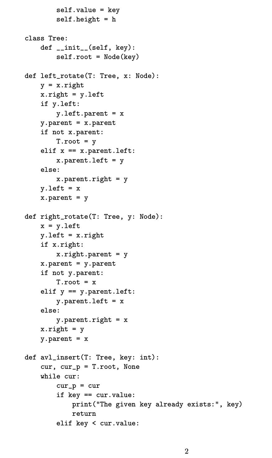 Solved 31. (50 pts) An AVL tree is a binary search tree such | Chegg.com