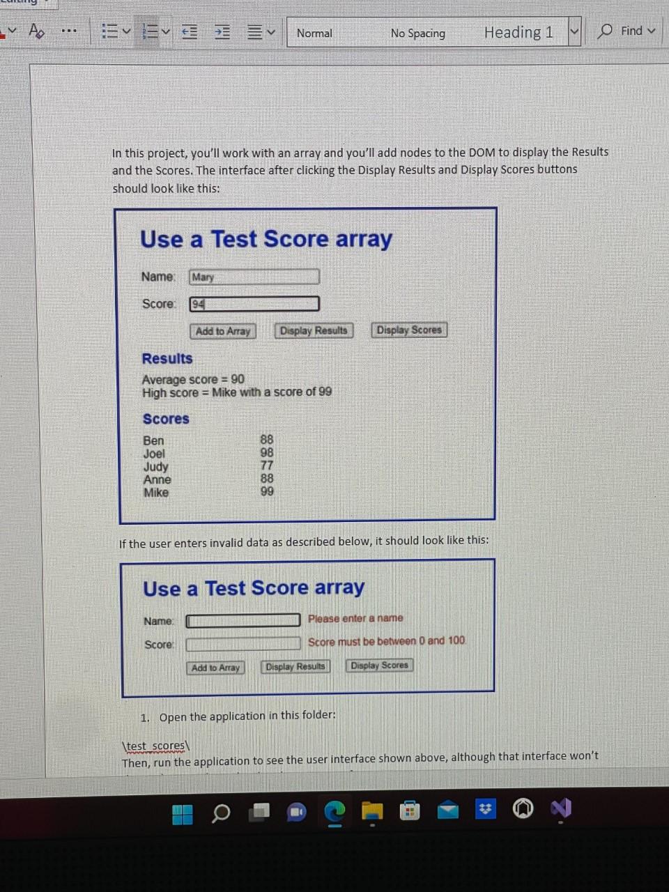 Solved This exercise has you make a modification to the | Chegg.com