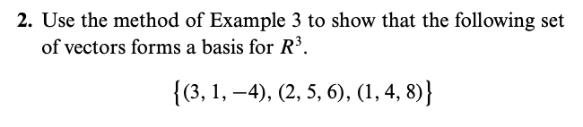 Solved 2. Use the method of Example 3 to show that the | Chegg.com