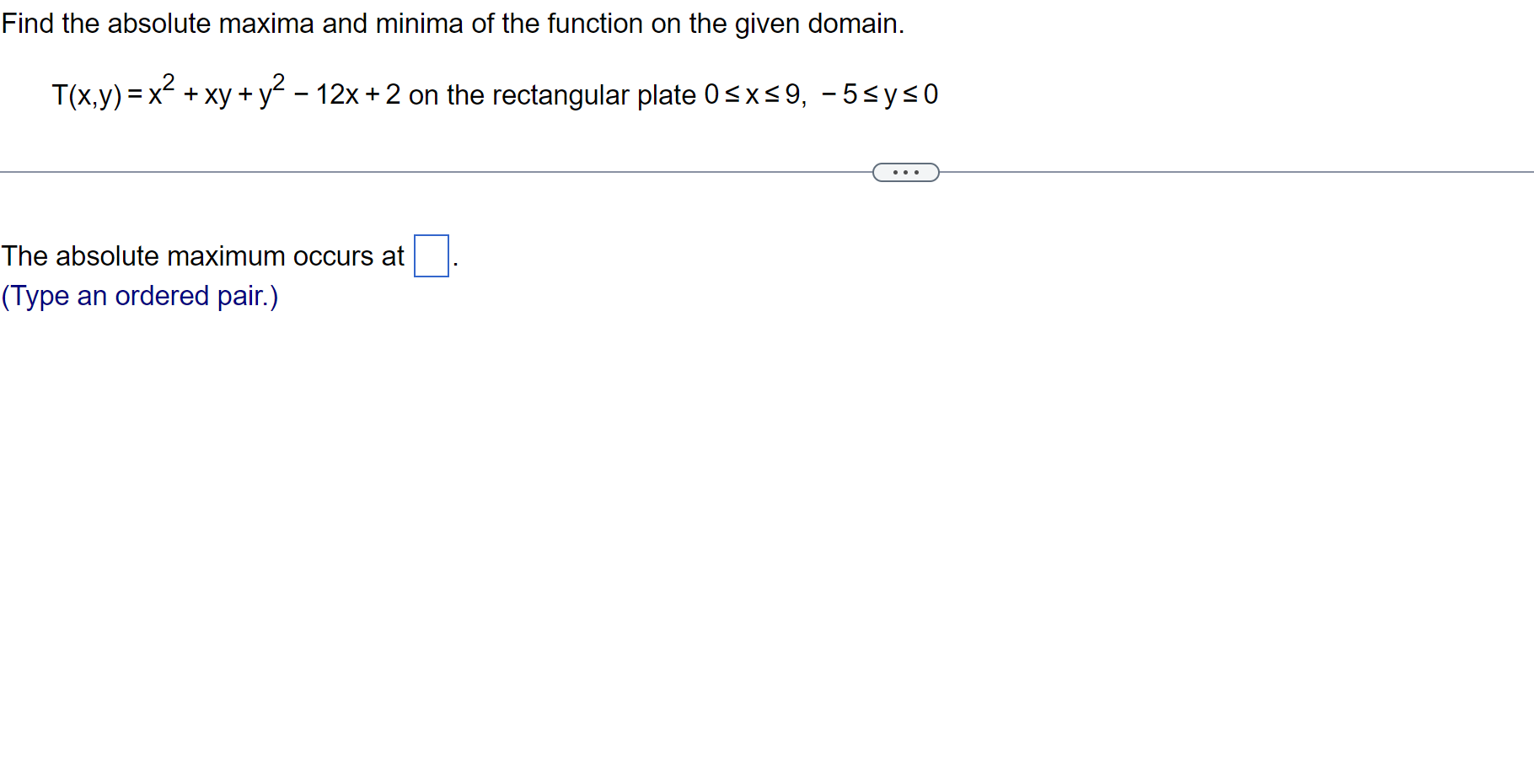 Solved Find the absolute maxima and minima of the function | Chegg.com