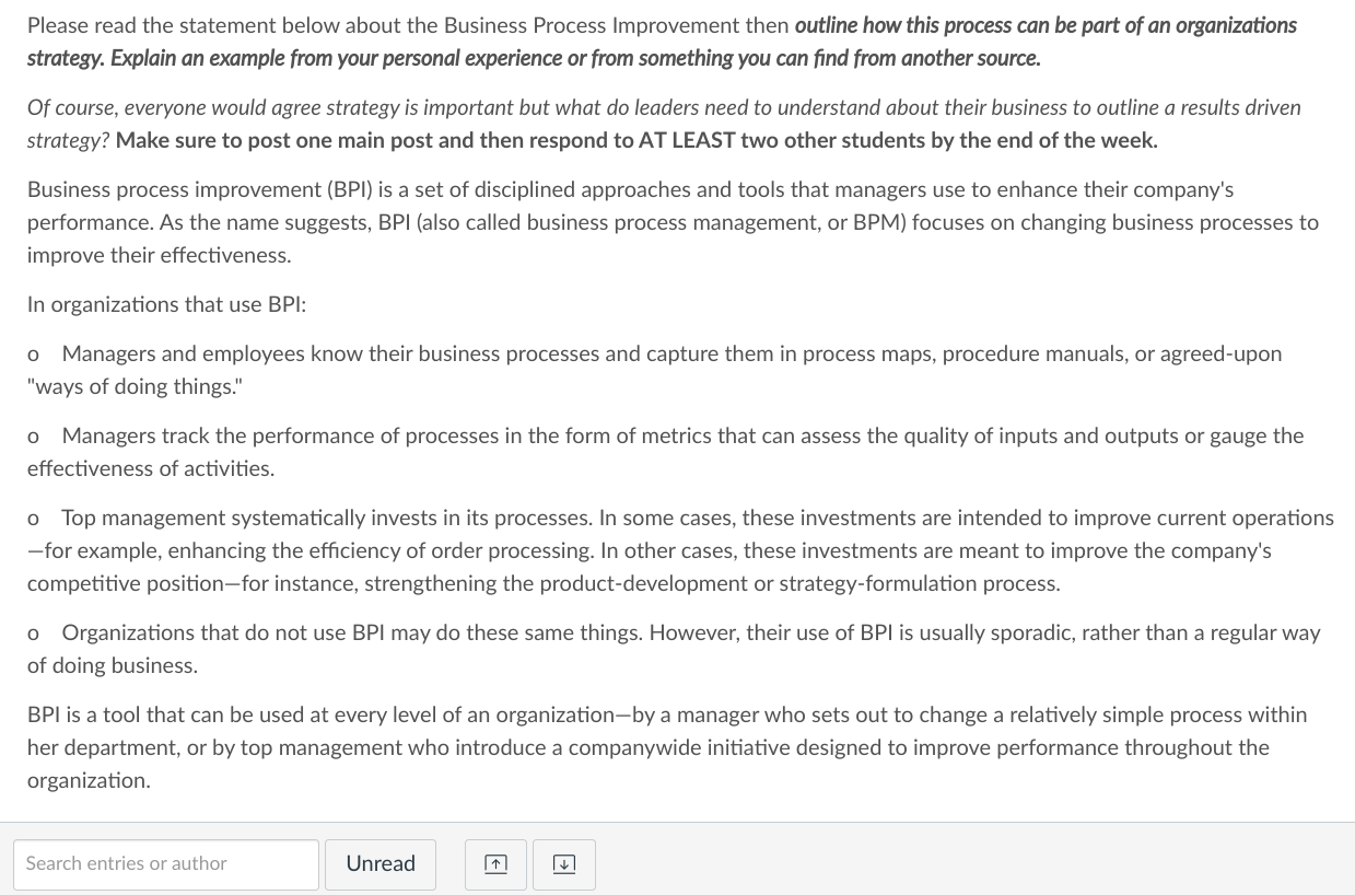 Solved Please read the statement below about the Business | Chegg.com