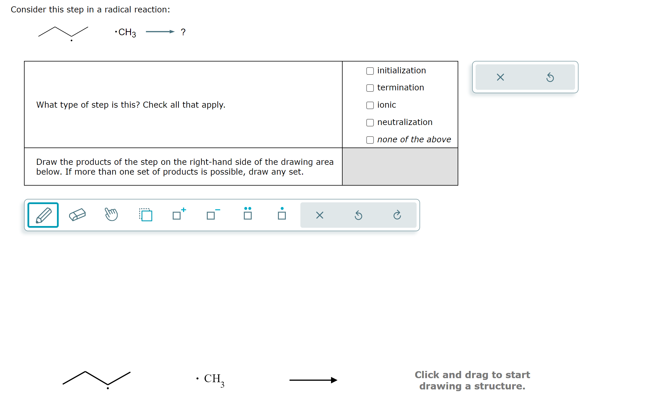 Solved Consider this step in a radical reaction: | Chegg.com