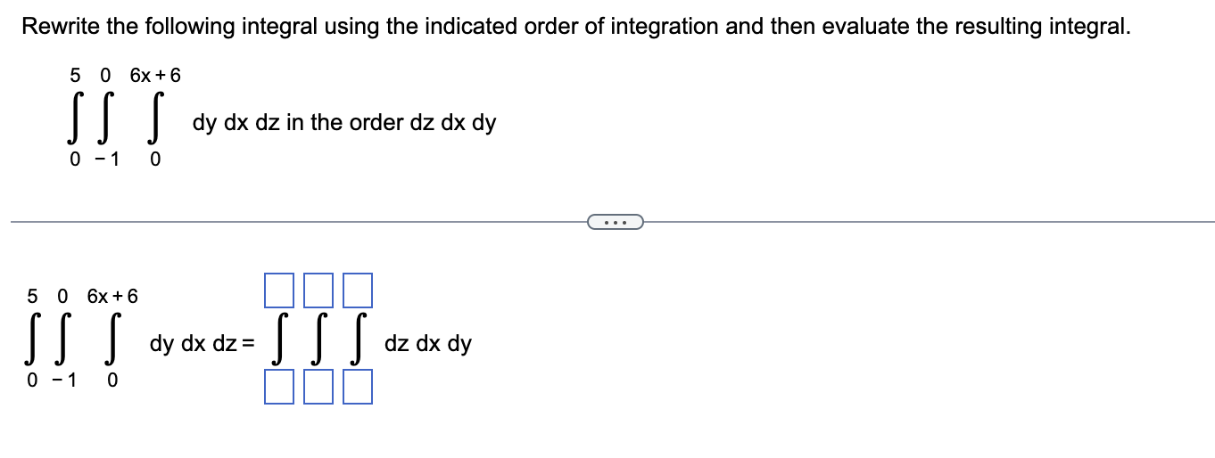 Solved Rewrite the following integral using the indicated | Chegg.com