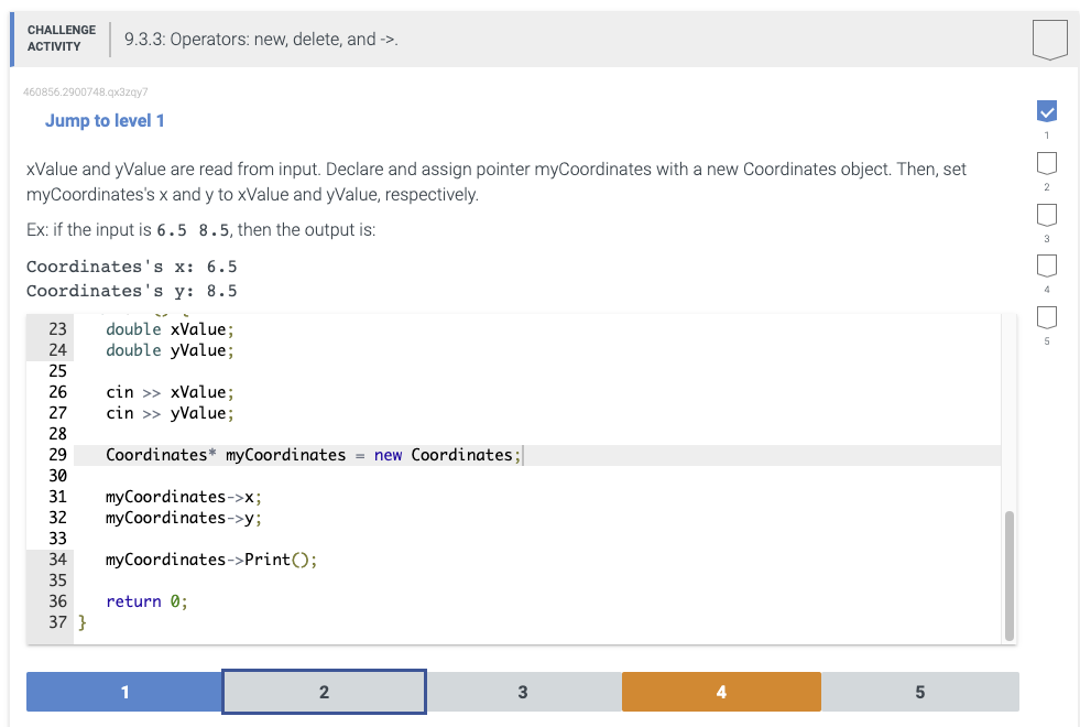 Solved IN C++ xValue and yValue are read from input. | Chegg.com Solved IN C++ xValue and yValue are read from input. | Chegg.com