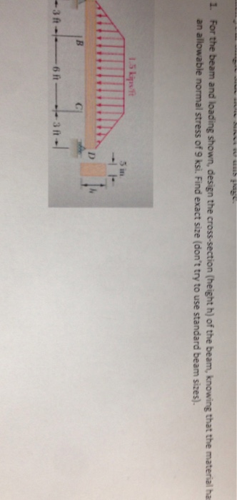 Solved For the beam and loading shown, design the | Chegg.com
