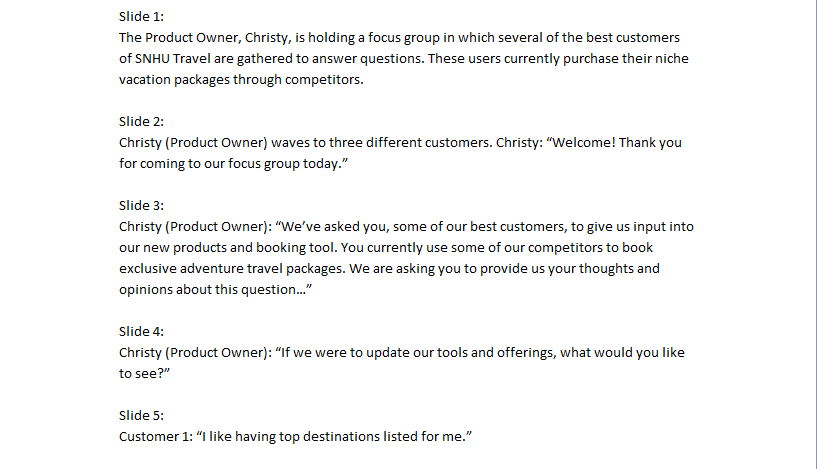 Solved As the Product Owner for the agile team responsible | Chegg.com