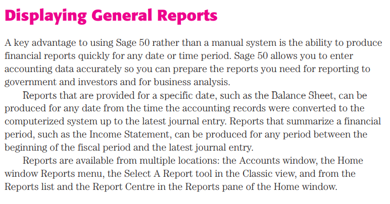 Solved In the textbook Using Sage 50 Accounting 2018, please | Chegg.com