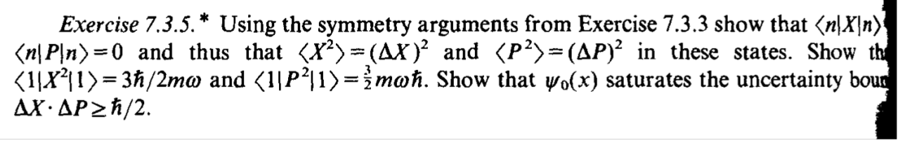 Solved Exercise 7.3.5.∗ Using the symmetry arguments from | Chegg.com