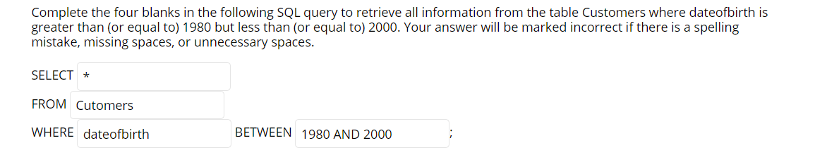 Solved Below Is A Partially Complete Create Table Stateme Solved: