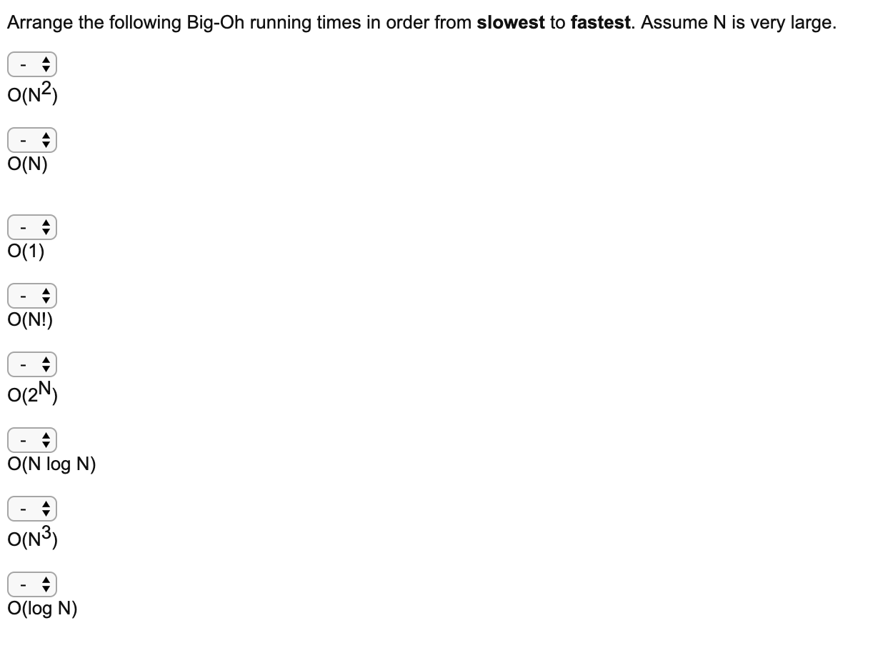 Solved What is the worst-case running time for the selection | Chegg.com