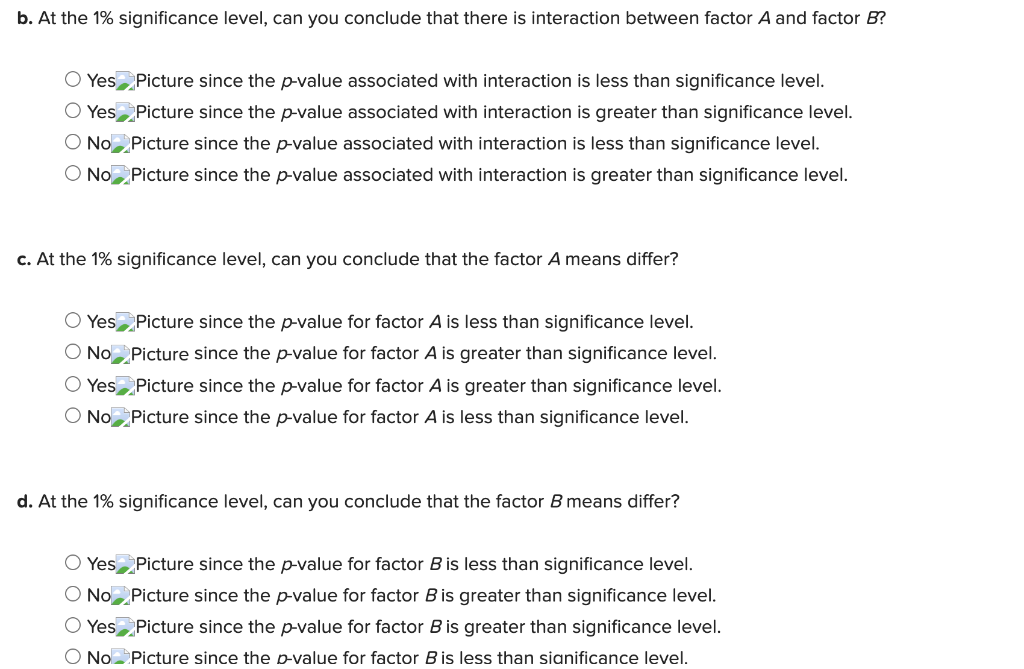 Solved Exercise 13-43 Algo A two-way ANOVA experiment with | Chegg.com