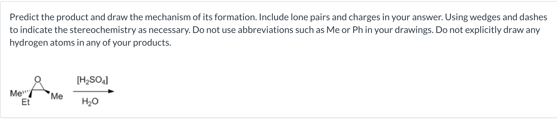 Solved Draw step 3 of the mechanism. H,C H2C) OH + H2O HO+ | Chegg.com