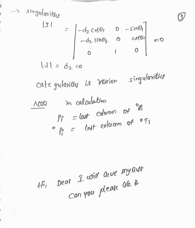 Solved Assign frames and construct the DH table. Calculate | Chegg.com