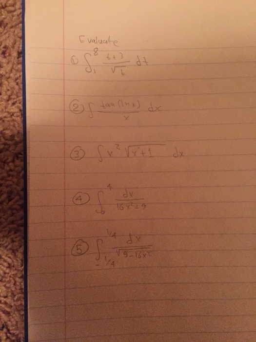 Solved Evaluate integral_1^8 t + 3/Squareroot t dt | Chegg.com