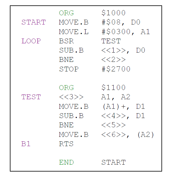 Solved Figure Q3 shows an incomplete main program and a | Chegg.com
