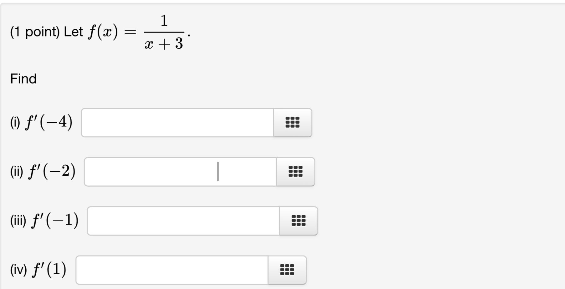 Solved f(x)=x+31 | Chegg.com