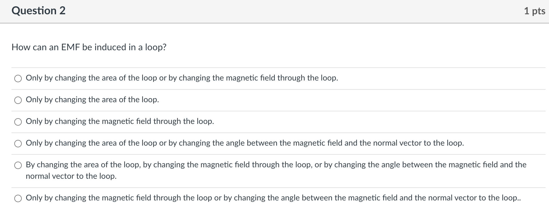 Solved Question 1 1 pts A conducting sheet is pulled through | Chegg.com