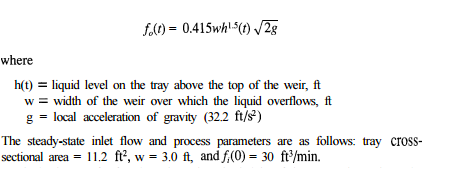 Solved Figure P3-5 shows a tray of a distillation column. | Chegg.com