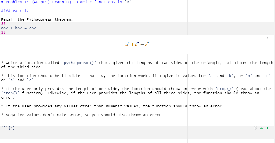 Problem 1 40 Pts Learning To Write Functions In 