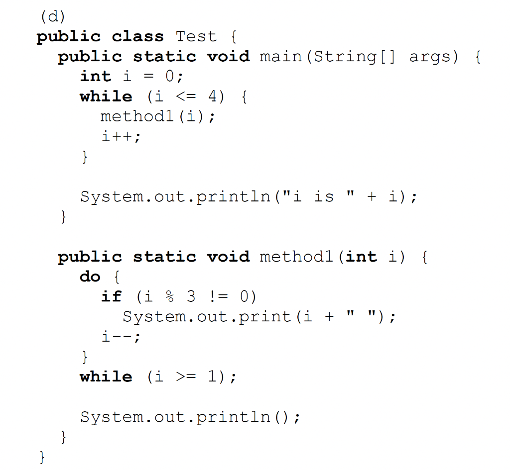 Solved what is the output of this program? Please explain to | Chegg.com