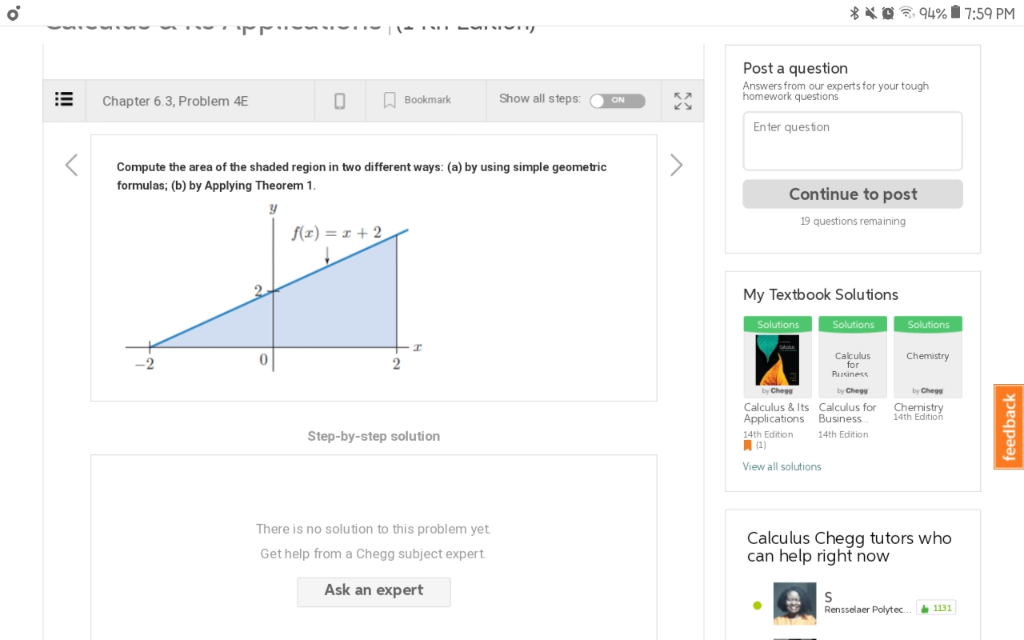 Solved Post a question Answers from our experts for your | Chegg.com