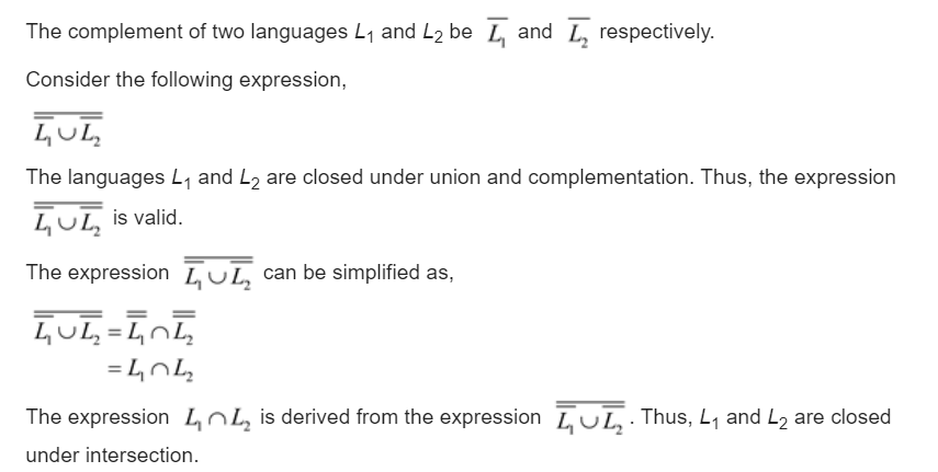 Solved Define the complementary or (cor) of two languages | Chegg.com