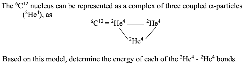 Solved The ⓇC12 nucleus can be represented as a complex of | Chegg.com