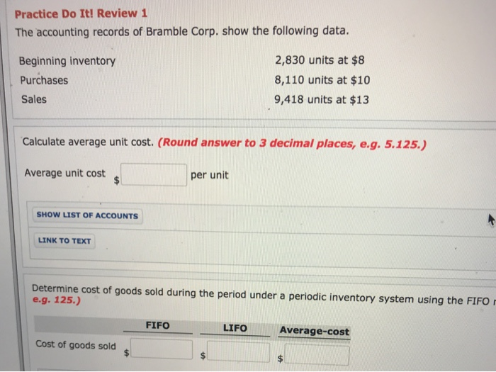 Solved Practice Do It! Review 1 The accounting records of | Chegg.com